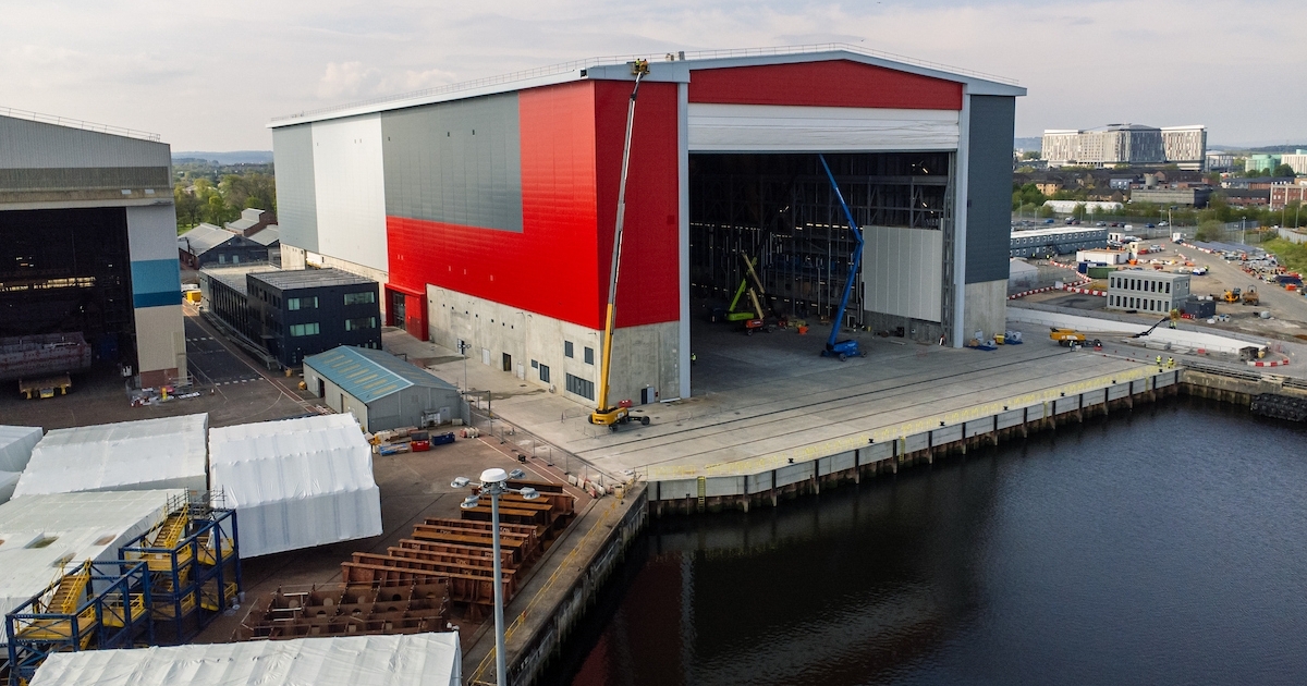 BAE Systems opens new shipbuilding facility in Glasgow | Zenoot