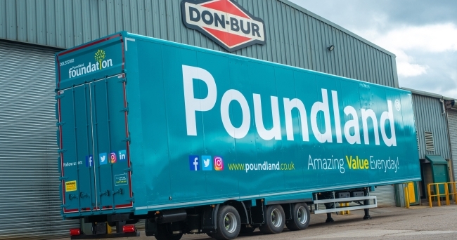 Don-Bur delivers new trailers for Poundland | Zenoot