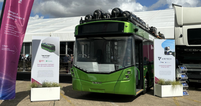 Wrightbus unveils hydrogen coach demostrator | Zenoot | Manufacturing ...